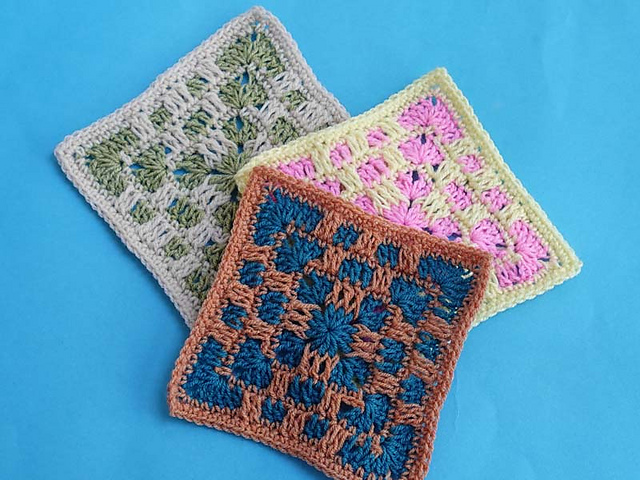 Ravelry: Mosaic Granny Square pattern by AamraGul