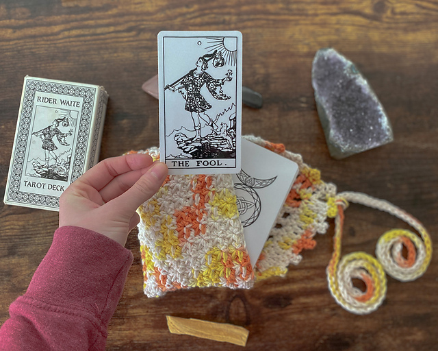 Ravelry: Trinity Tarot Card Pouch pattern by Abbey Johnson