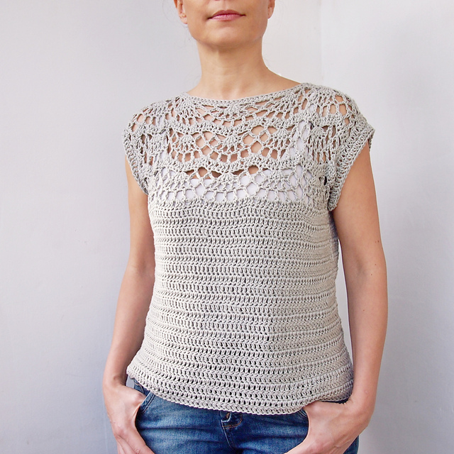 Ravelry: Pearl shell top pattern by Ana D