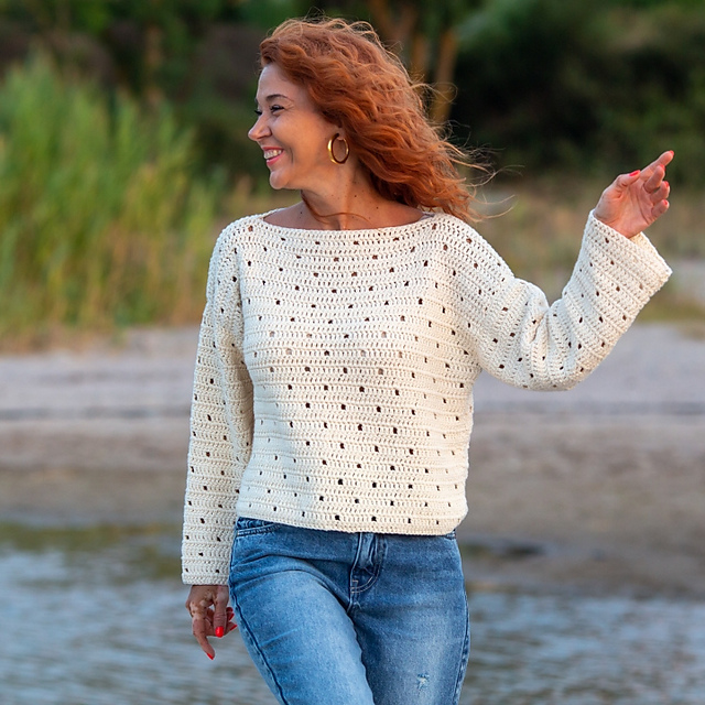 Ravelry: Dottie sweater pattern by Ana D