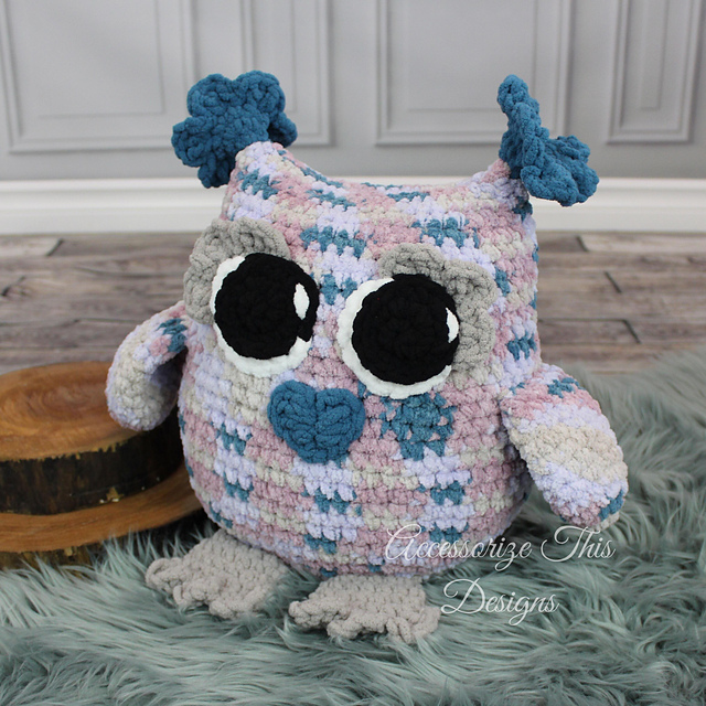 Ravelry: "Olivia" the Owl Critter Cuddler pattern by Darling Maple Designs