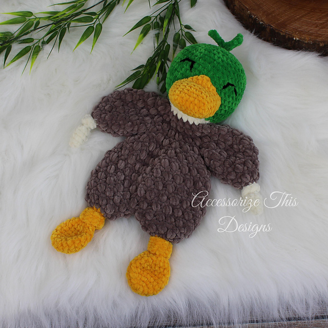 Ravelry: Duck Ragdoll Lovey pattern by Darling Maple Designs