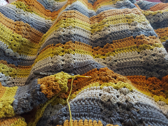 Ravelry: Craftymom4ever's Double Shells Afghan