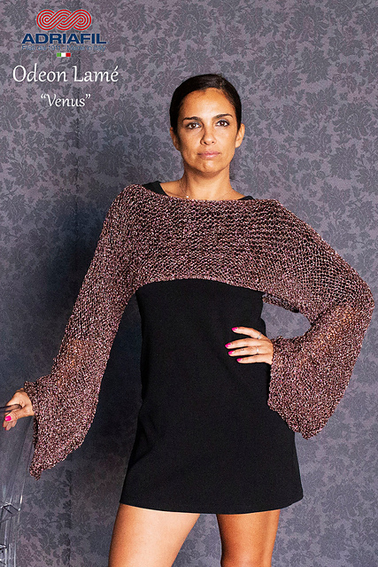Ravelry: Adriafil Venus shrug pattern by Adriafil Yarn