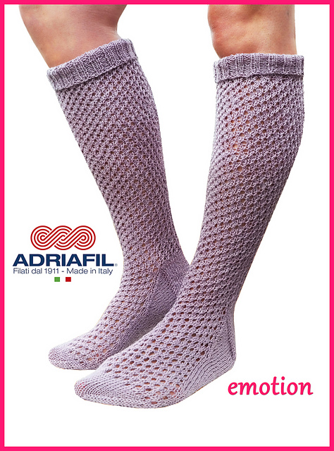 Ravelry: Emotion Socks pattern by Adriafil Yarn