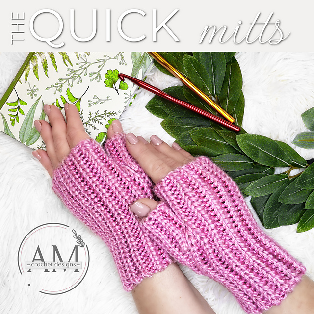 Ravelry: QUICK MITTS pattern by Adriana M.