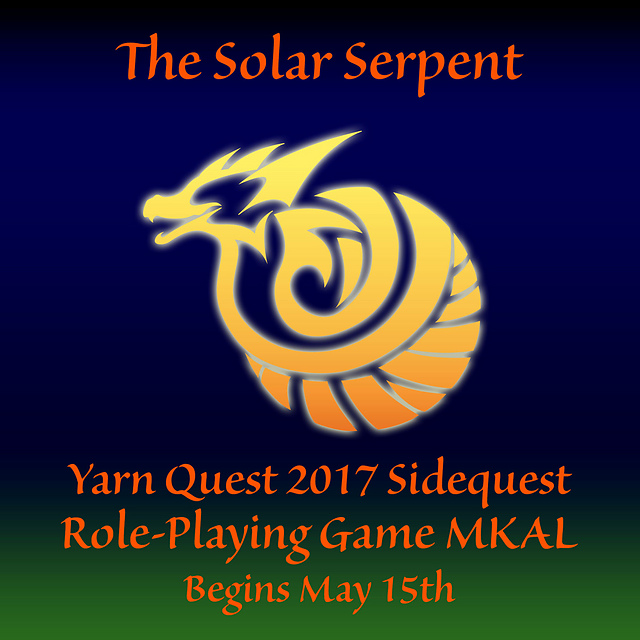 Ravelry: Yarn Quest 2017 - The Solar Serpent MKAL pattern by Tania Richter