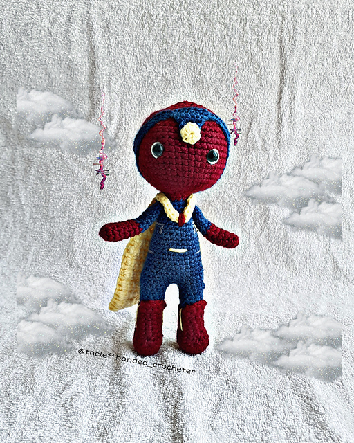 Ravelry: Vision (Marvel) Crochet Vision Doll pattern by Afton Pereira