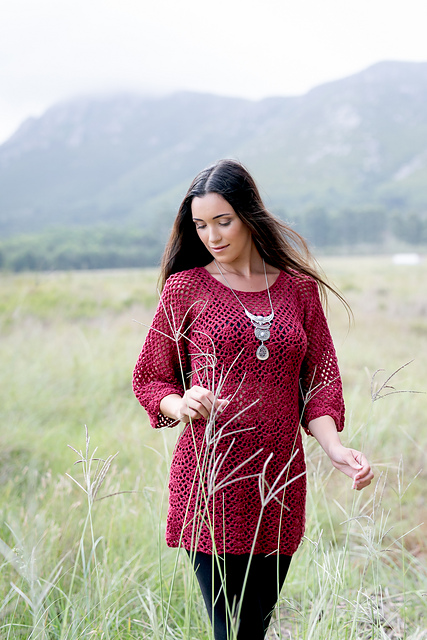 Ravelry: Lace Pullover : AE-1010 pattern by Natalia Valentin