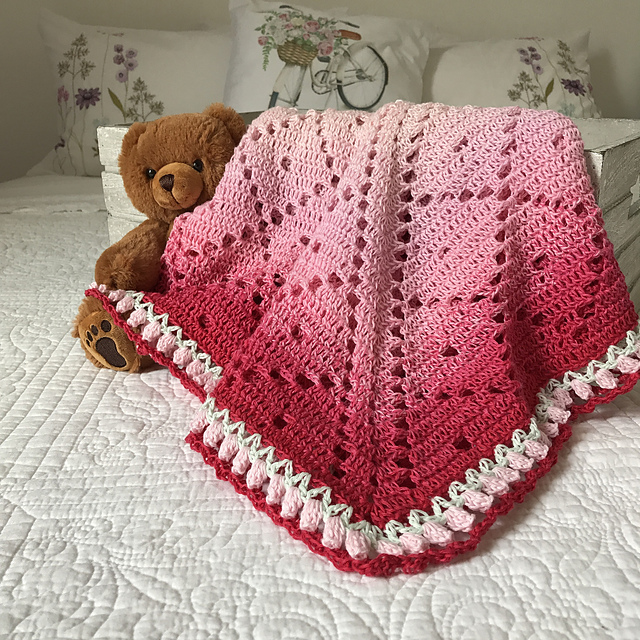 Ravelry: Tulip Garden Blanket pattern by Aimee Cunningham