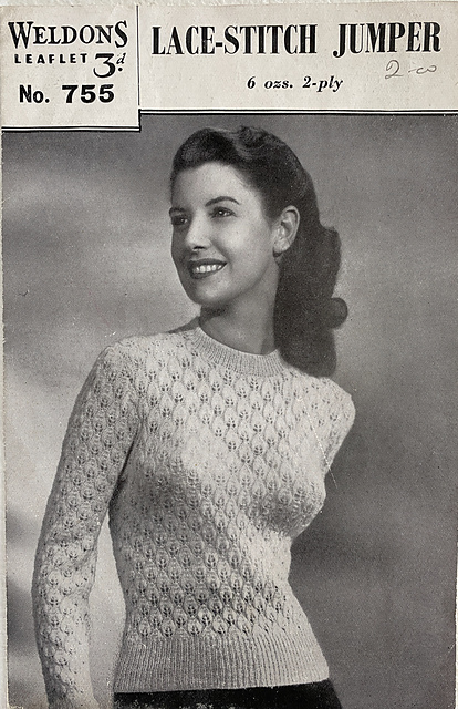 Ravelry: Lace-Stitch Jumper pattern by Weldons