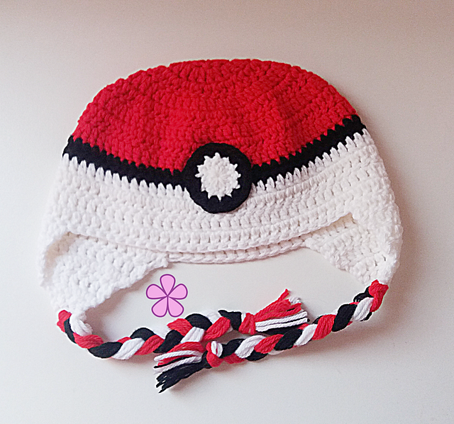Ravelry: POKEMON earflap hat _ M58 pattern by Melissa Flores