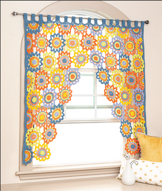 Ravelry: Flower Garden Curtains pattern by Tammy Hildebrand