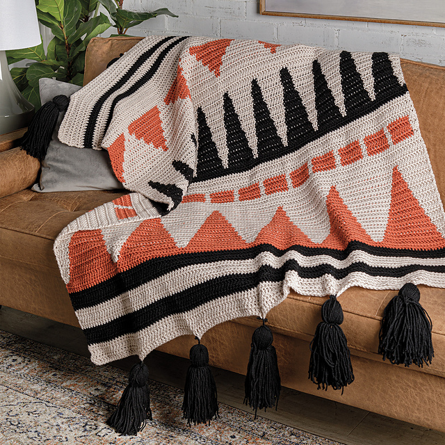Ravelry: Modern Geometric Blanket pattern by Rohn Strong
