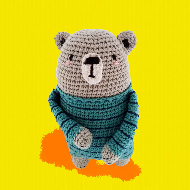 Ravelry: Amigurumi Blue Bear pattern by Susana Seixas