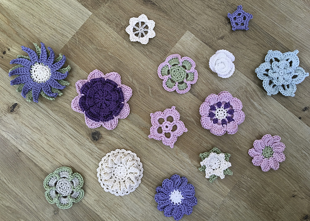 Ravelry: Flower Frenzy Three pattern by Ali Crafts Designs