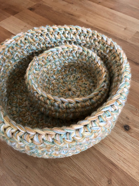 Ravelry: Baskets pattern by Ali Crafts Designs