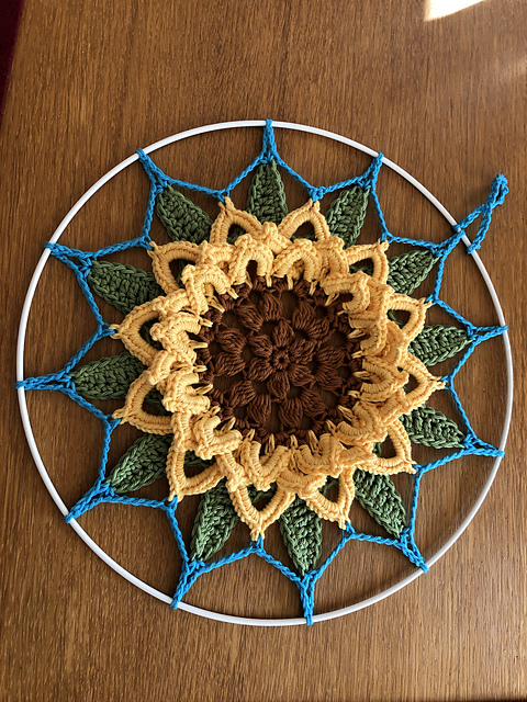 Ravelry: Sunflower Mandala pattern by Ali Crafts Designs