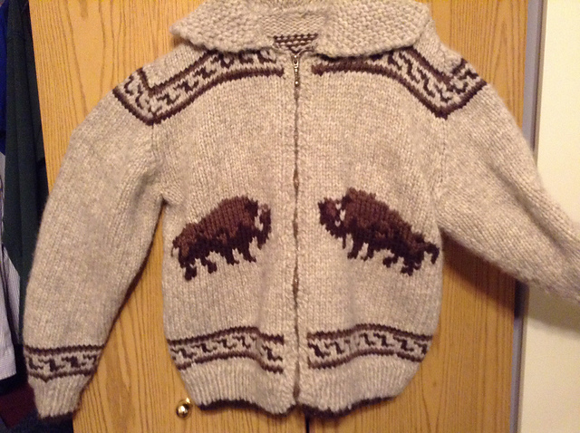 Ravelry: His or Hers Buffalo Jacket pattern by White Buffalo Mills Ltd.