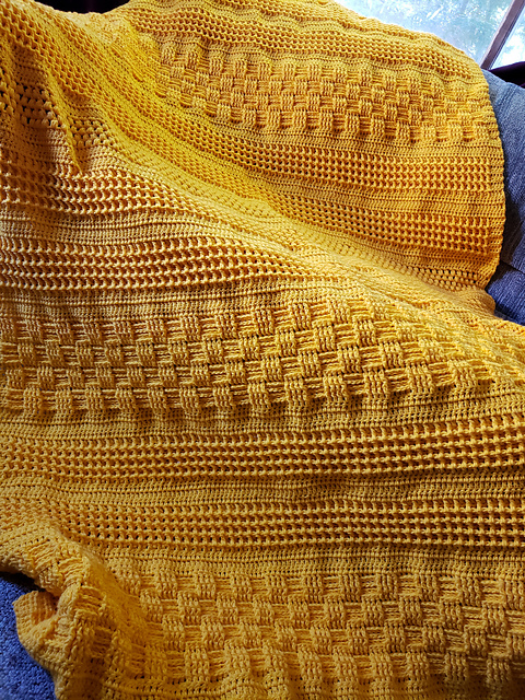 Ravelry: Stripes of Texture Afghan pattern by Alicia LaFontaine