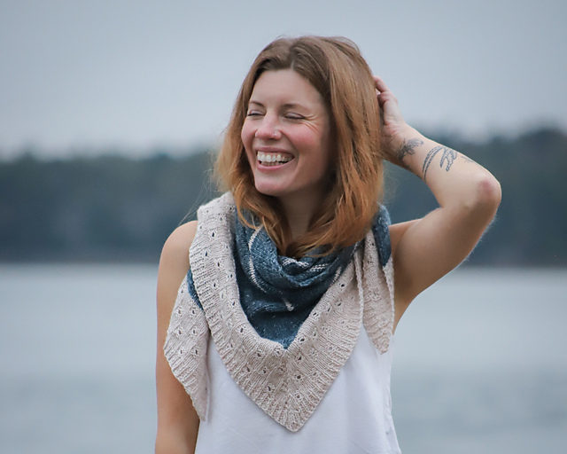 Ravelry: Maine Coast Shawl pattern by Alicia Plummer