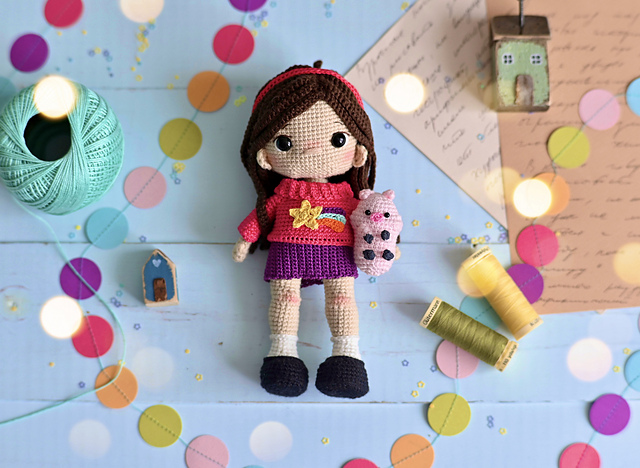 Ravelry: doll Mabel pattern by Alina Yapaeva