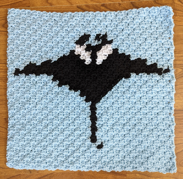 Ravelry: Manta Ray C2C Block pattern by Alisha Ober