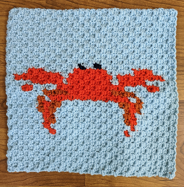 Ravelry: Crab C2C Block pattern by Alisha Ober