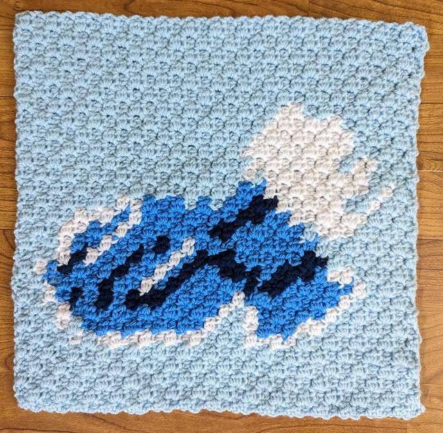 Ravelry: Sea Slug C2C Block pattern by Alisha Ober