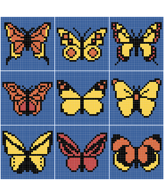 Ravelry: Butterfly C2C Blocks pattern by Alisha Ober