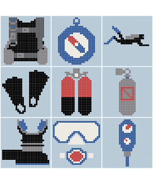 Ravelry: Scuba Diving Collection pattern by Alisha Ober