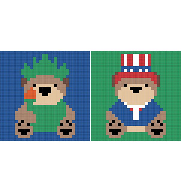 Ravelry: Patriotic American Bears pattern by Alisha Ober