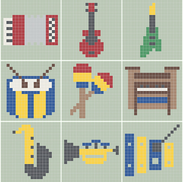 Ravelry: Musical Instruments pattern by Alisha Ober