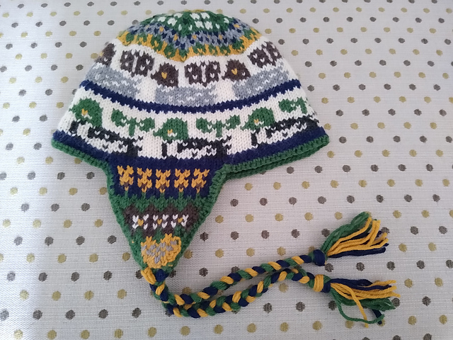 Ravelry: Goldeneye Duck Chullo pattern by Alison Galloway