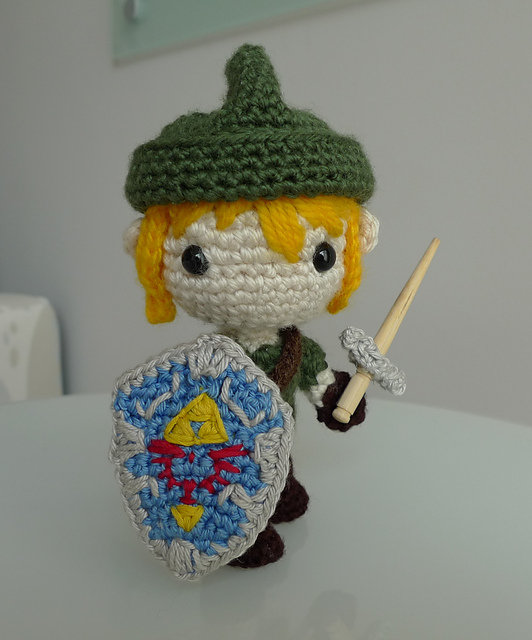 Ravelry: Link's Hylian Shield, Sword and Sheath pattern by Stephanie ...
