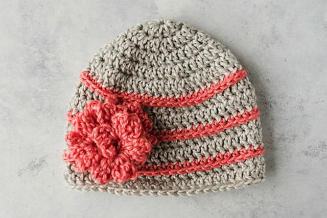 Ravelry: Quick Crochet Floral Hat pattern by Kristi Simpson