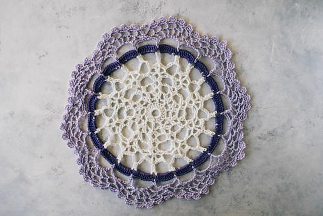 Ravelry: Cute and Easy Crochet Doily pattern by Mary Beth Temple