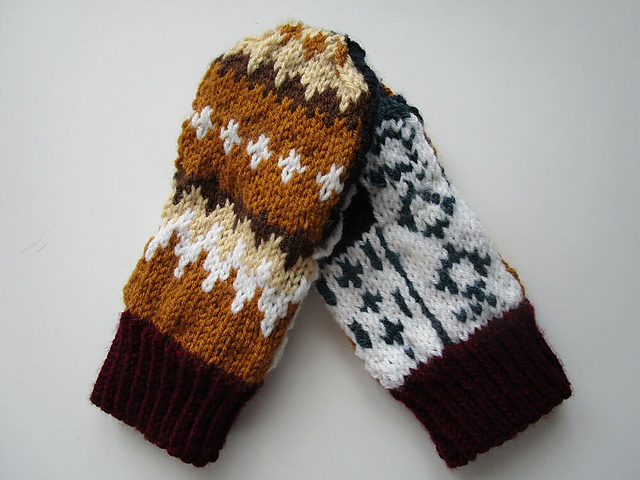 Ravelry: Bernie-Inspired Mittens pattern by Kristina Levy