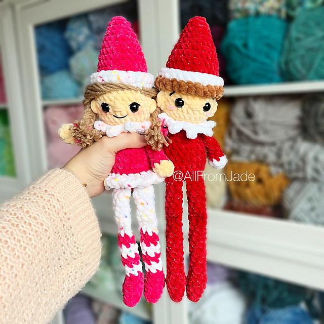 Ravelry: Naughty Elves pattern by Jade Gauthier-Boutin