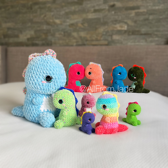 Ravelry: Drake the Baby Dinosaur pattern by Jade Gauthier-Boutin