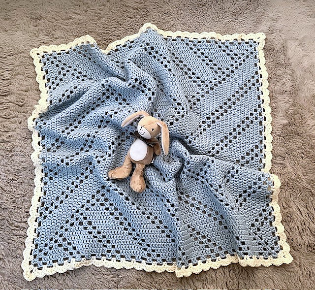 Ravelry: Double Trouble Again Baby Blanket pattern by Alla Bella