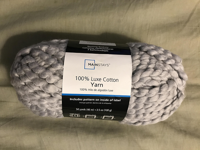 Ravelry: Mainstays 100% Luxe Cotton
