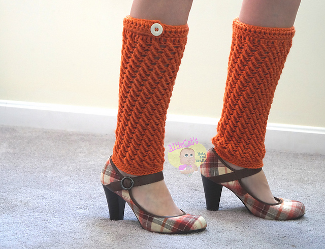 Ravelry: Heaven's Ladder Leg Warmers & Boot Cuffs pattern by RaeLynn Orff