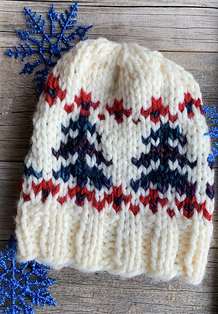 Ravelry: Festive Firs Toque pattern by A.Rose Designs