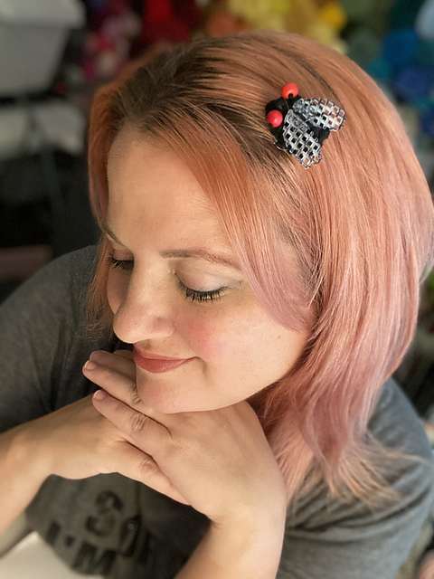 Ravelry: Amigurumi Insect Fly Hair Clip pattern by Allison Hoffman