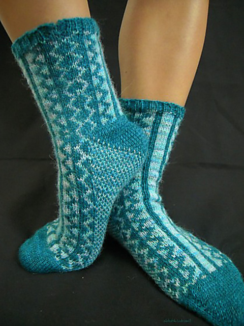 Ravelry: Inlet Socks pattern by Christina Rowell