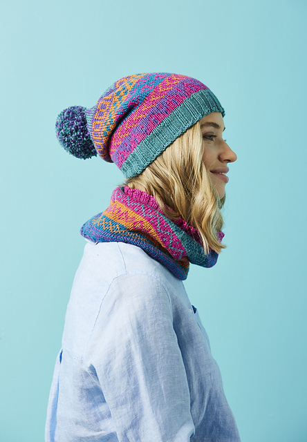 Ravelry: Ribble Hat & Cowl pattern by Amy Pickard