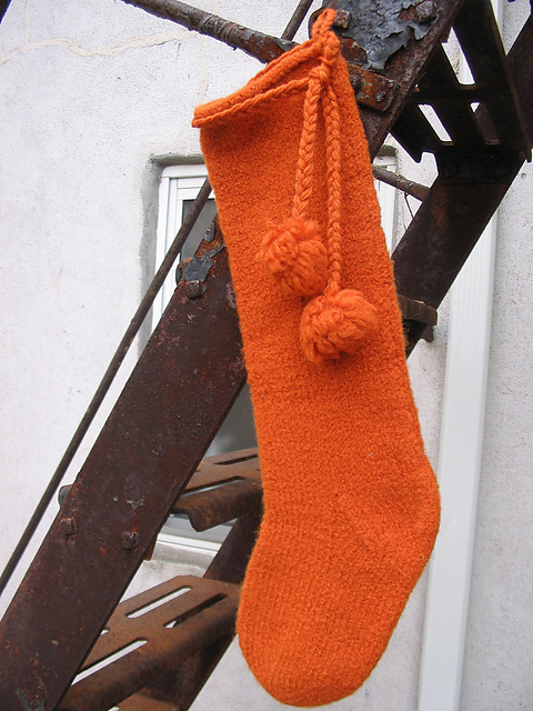 Ravelry: Felted Christmas Stocking pattern by Lucie Sinkler