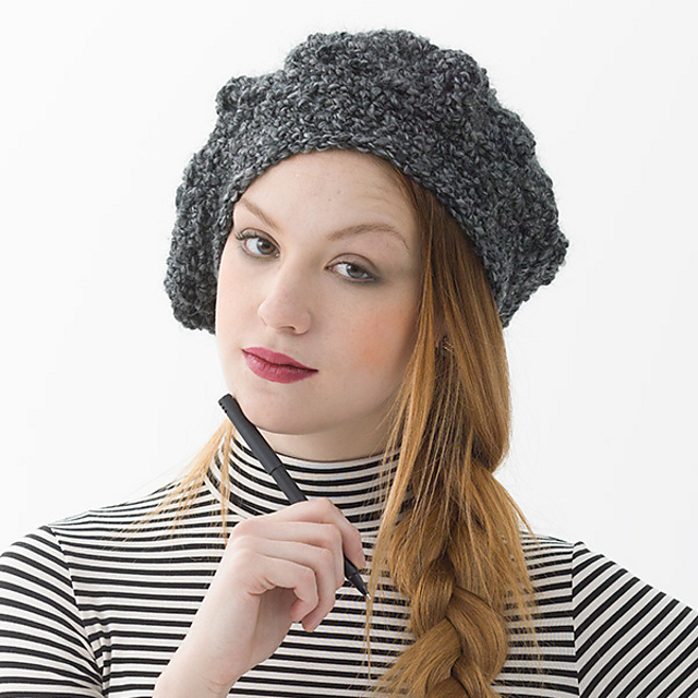 Ravelry: The Poet Beret pattern by Lion Brand Yarn