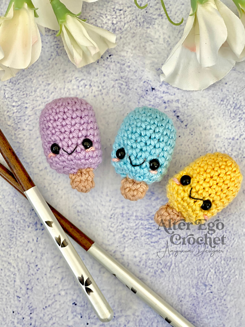 Ravelry: Mini Popsickle pattern by Alter Ego Crochet